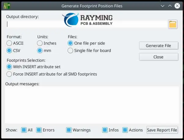 The Method to Generate Centroid File and BOM from KiCAD - RayPCB