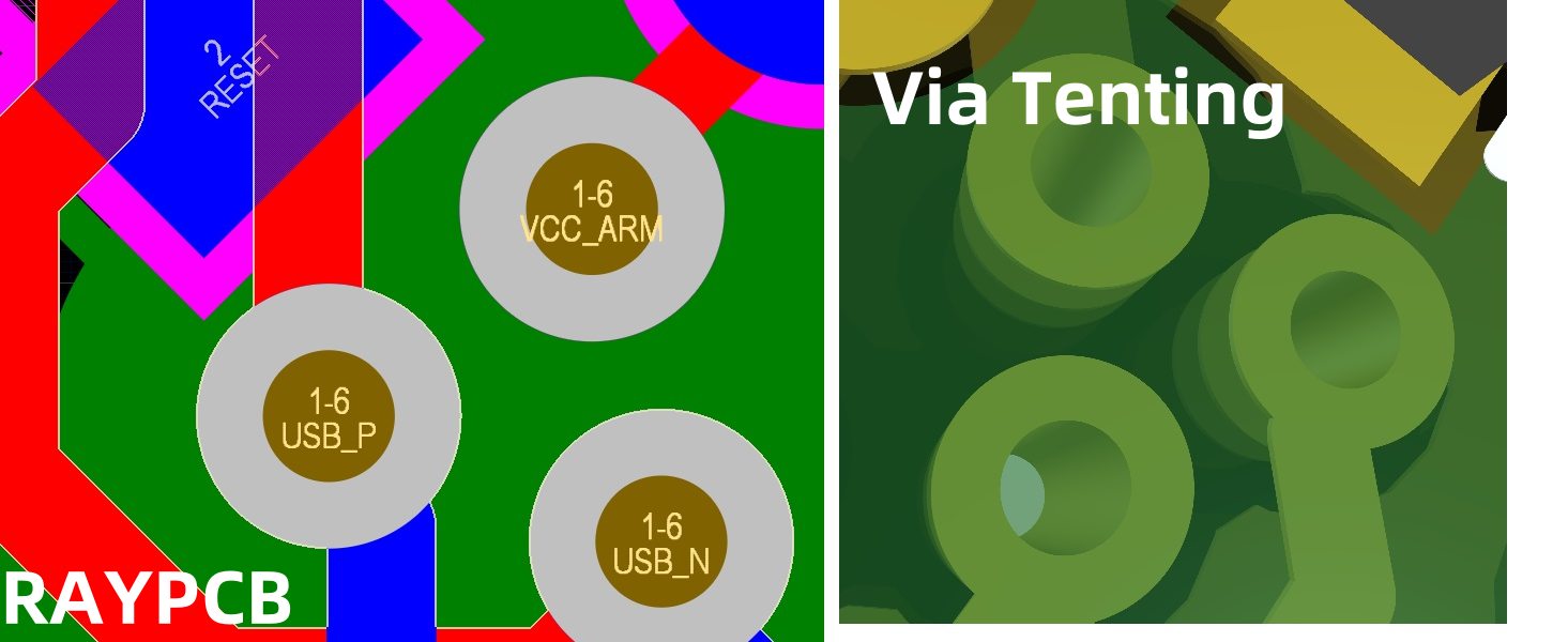 Via Tenting in PCB Design: Essential Rules and Fabrication Guidelines - RayPCB