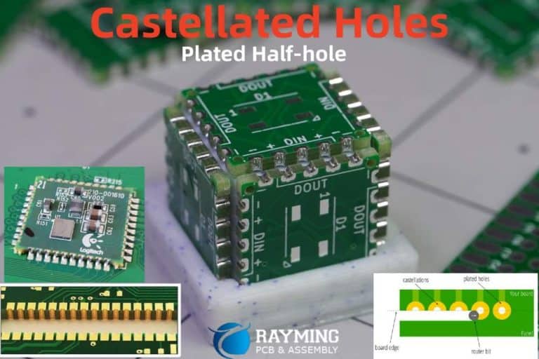 What are Castellated Holes in PCB? - RayPCB