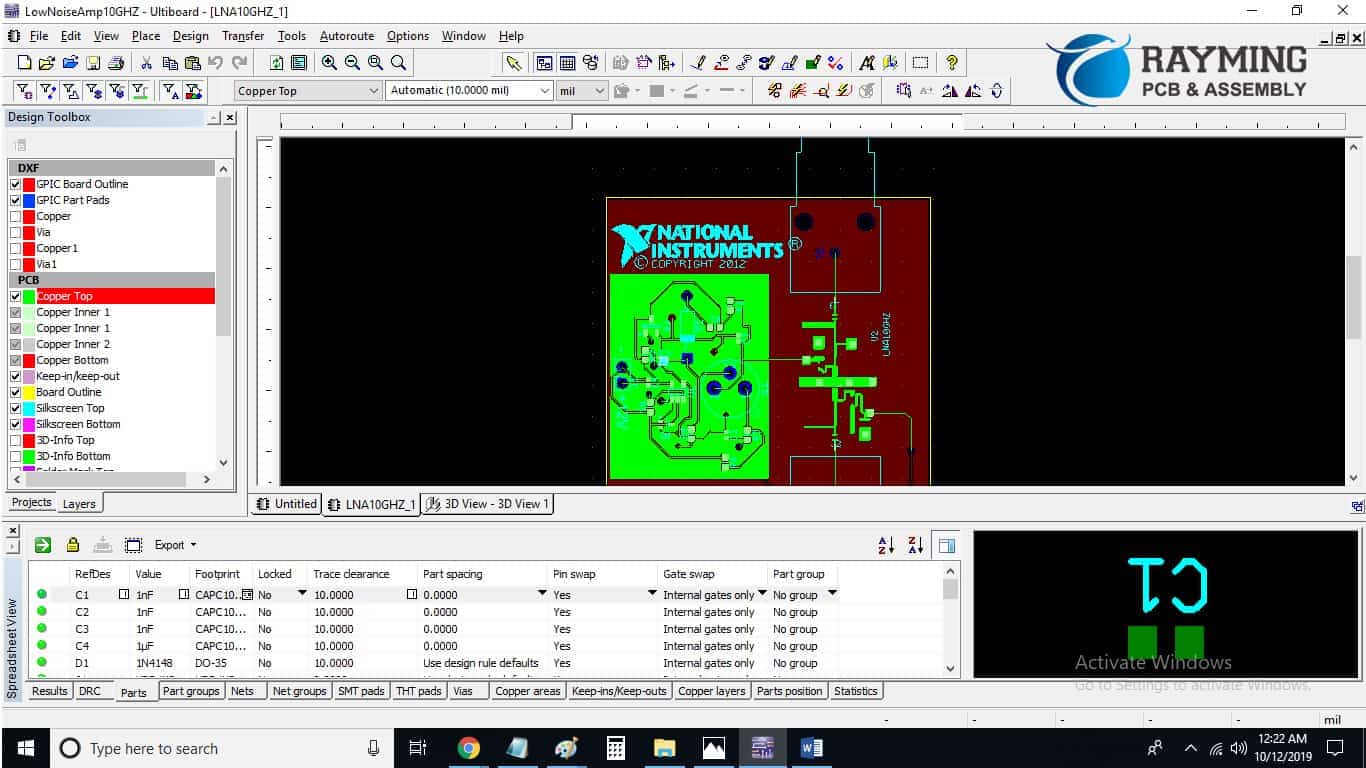 Ultiboard PCB Design Tutorial - RayMing PCB