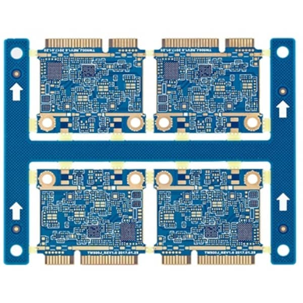 RayMing 10 Layer 3 Step HDI Gold Finger PCB - RayPCB