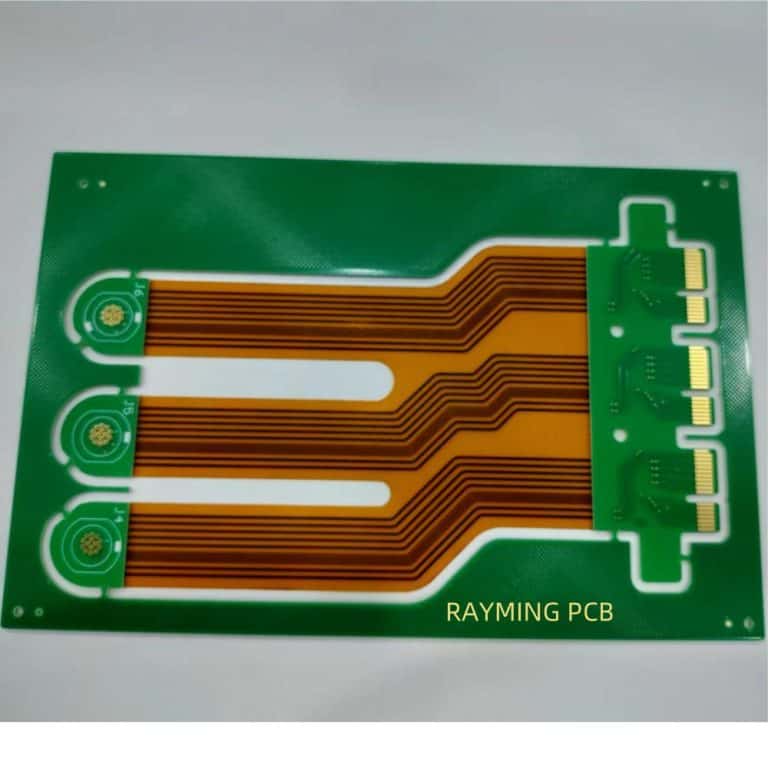 RAYMING 4 Layer rigid + 1 Layer Flex PCB Rigid-flex Board - RayPCB
