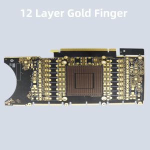 RayMing 12 Layers Gold Finger Graphics Card PCB Circuit Boards - RayPCB