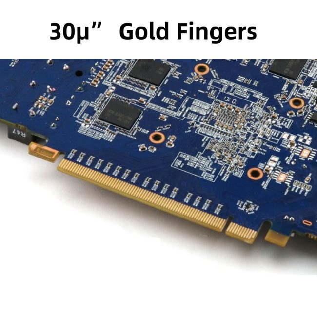 RayMing PCB Gold Finger 30µ” Hard Gold Plating - RayPCB