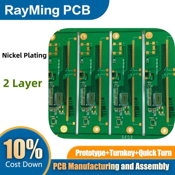 RayMing 2 Layer PCB Nickel Plating - RayPCB