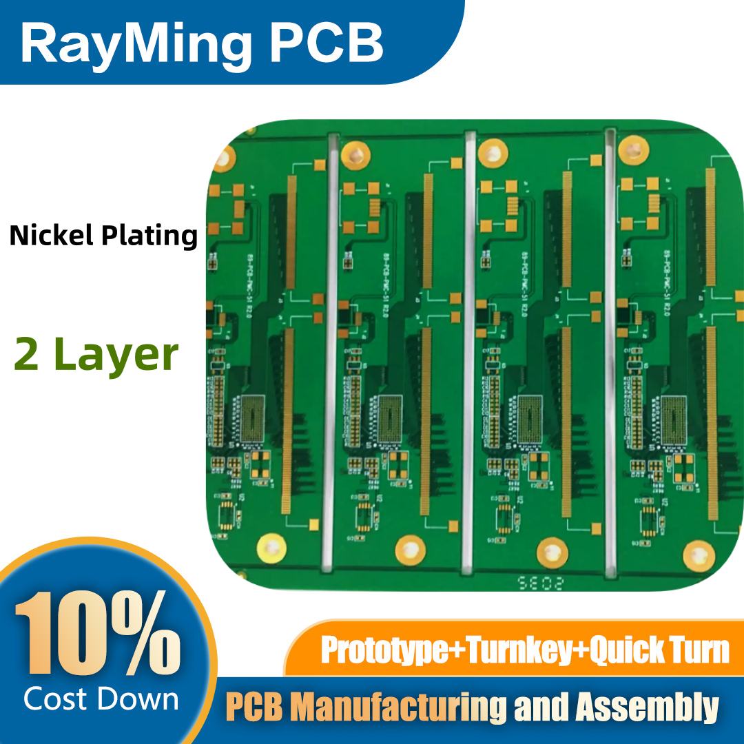 RayMing 2 Layer PCB Nickel Plating - RayPCB