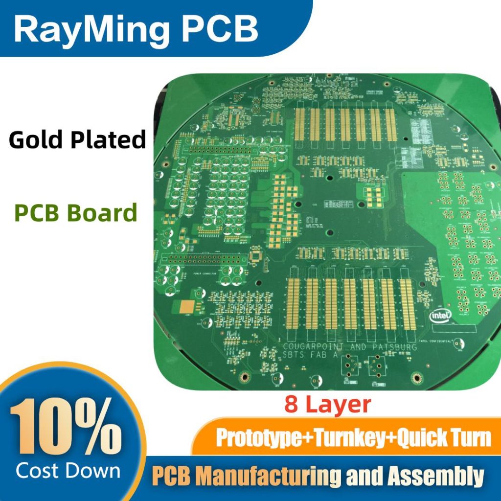 RayMing 8 Layer gold plated pcb board - RayMing PCB