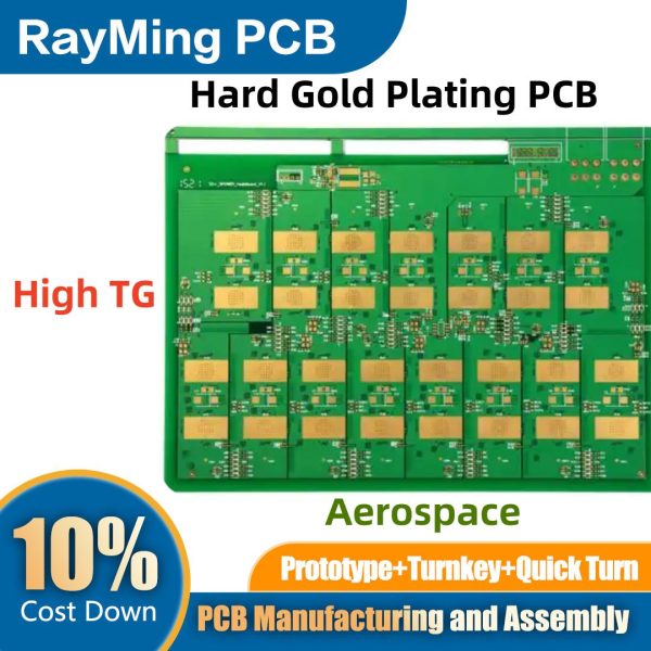 RayMing Aerospace Hight TG Hard Gold Plating PCB - RayPCB