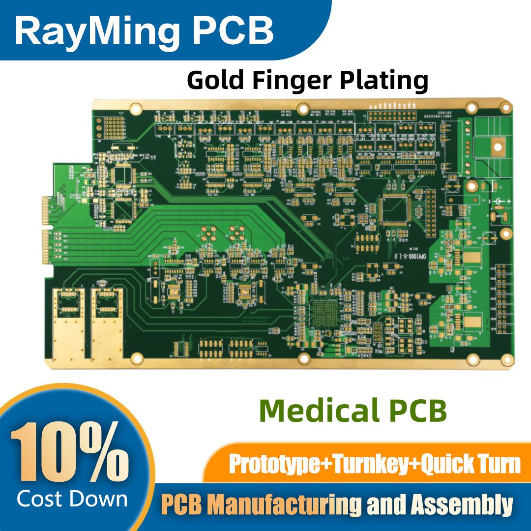 RayMing Gold Finger Plating Medical PCB - RayPCB