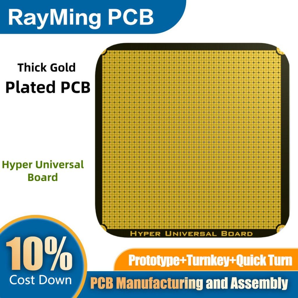 RayMing Hyper Universal Board Thick Gold Plated PCB - RayPCB