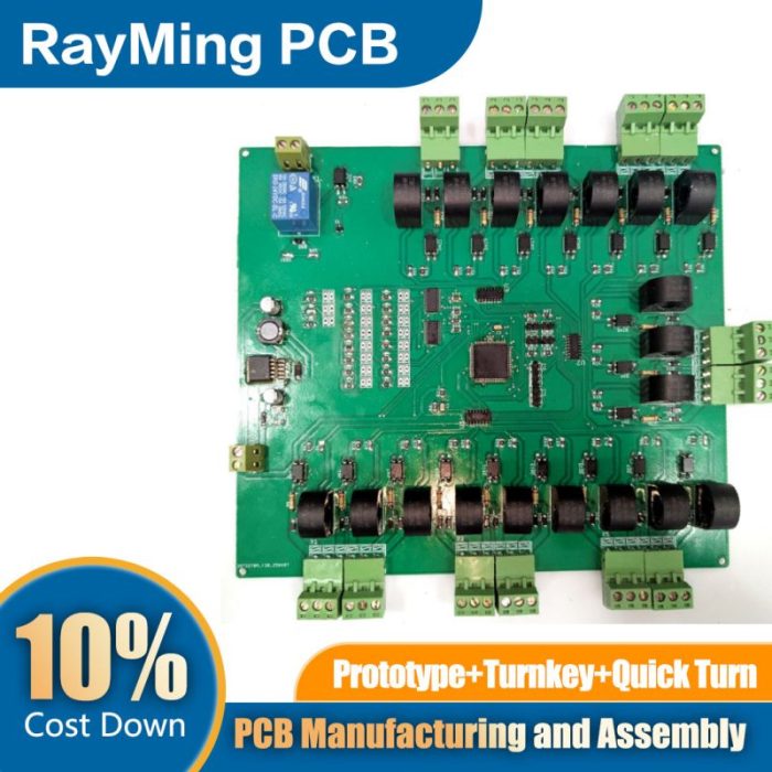 19-Channel AC Power Monitoring and Fault Detection System PCBA - RayPCB